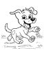 20 Cute FREE Dog Coloring Pages For Kids & Adults Printable PDF | DIY ...