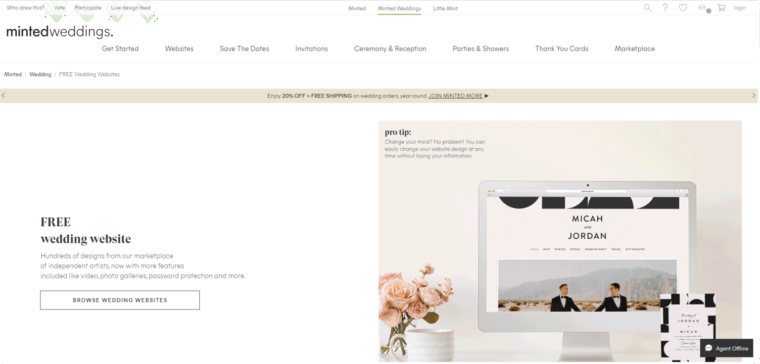 10 Best Wedding Website Builders In 2024 | Do It Yourself Printables