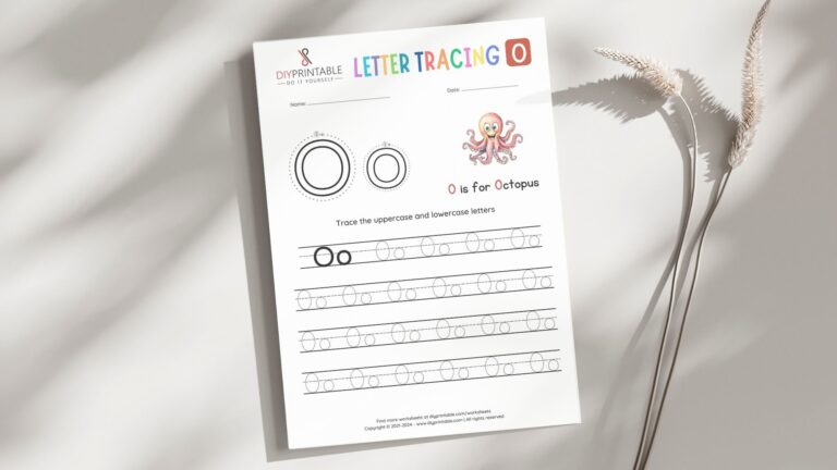 Tracing The Letter O Free Printable | DIY Printables